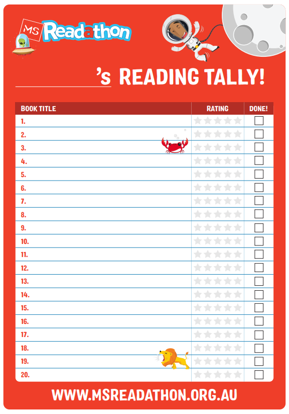 MS Readathon : Resources for Teachers